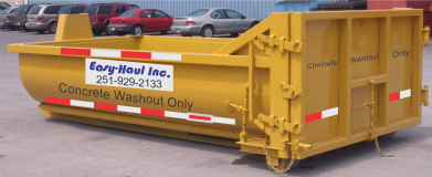 Concrete Washout Containers - Easy Haul, Inc.